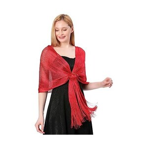 LumiSyne Donna Scialle Stola Metallici Scintillanti Con Fibbia Ad ...