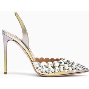 Aquazzura Slingback Maxi-Tequila Sling 105 - Stileo.it