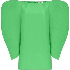 Nina Ricci Abito corto con maniche a palloncino - Verde - Stileo.it