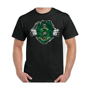FEID Royal Marine T-Shirt Mens Commando cap Badge Military Bootneck ...