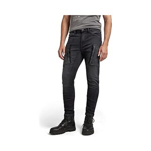 G-STAR RAW Men's Denim Cargo 3D Skinny Jeans, Grigio (worn in black onyx D22075-C910-C942), 31W ...
