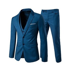 Cloudstyle Abito 3 Pezzi da Uomo Completo da Uomo Formale da Lavoro ...