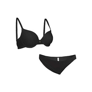Selene Completo Intimo Reggiseno Ferretto Coppa B con Slip Art. Melany (4, Nero) - Stileo.it