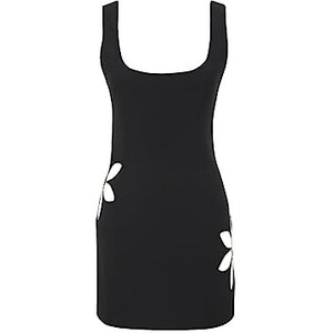 Vioyavo Mini Abito Aderente da Donna con Scollo a U Senza Maniche ...