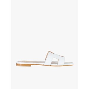 Siano Via Roma Sandali bassi 403 donna in pelle bianco - Stileo.it