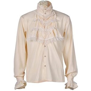 Vagbalena Camicia da Pirata da Uomo Camicia Gotica Medievale vittoriana Rinascimentale da ...