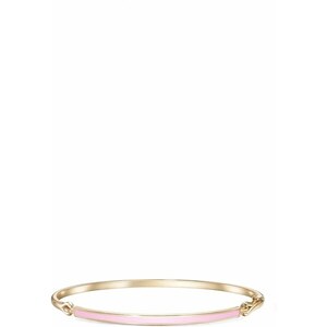 Melissa Kaye Bracciale Marissa Pink Lenox in oro giallo 18kt con smalto ...