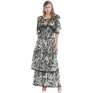 BARDZO Abbigliamento da Donna Primaverile con Scollo a U, Vita, Torta ...