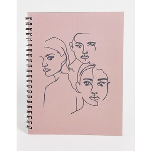 Typo - Girl Gang - Quaderno A4-Rosa - Stileo.it