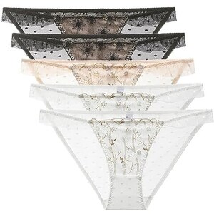 Necalisi Mutande da donna in pizzo Panties Slip Ultra Soft Mutande in ...