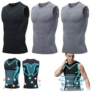 GOZYLA Body Shaper Ionico per Uomo, Intimo Dimagrante e Modellante ...