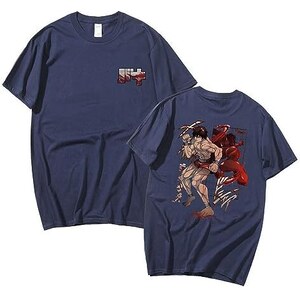 jiminhope Anime Baki Top a Maniche Corte Grappler Baki Son of Orge ...