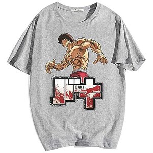 vegitoga Maglietta Anime Baki Hanma Baki Costume da Cosplay Top Estivi ...