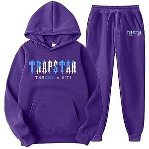 Chejarity Tuta Trapstar Uomo Donna 2 Pezzi Completo Trapstar London ...