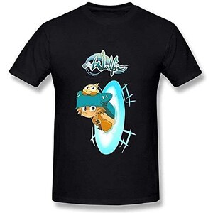FEID Wakfu Raider Logo Crew Neck Men Tees Black 3XL - Stileo.it