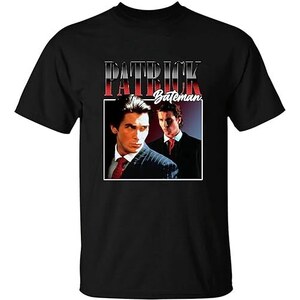 Written Patrick Bateman in American Psycho - Christian Bale Retro Style ...