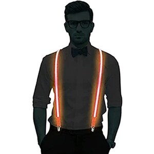 QQY Bretelle LED da uomo illuminate, Bretelle posteriori Bretelle ...