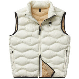 Smanicato piumino uomo avorio danny in eco ovatta blauer 2085 xl ...