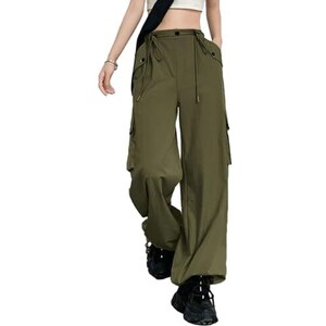 shownicer Y2k Pantaloni Cargo Donna Wita Bassa Cargo Pants Streetwear ...