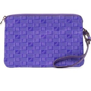 Moreau Clutch con stampa - Viola - Stileo.it