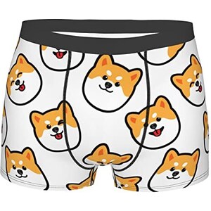 942 Mutande Uomo Faccia Carina del Cane Shiba Inu Boxer per Uomo ...