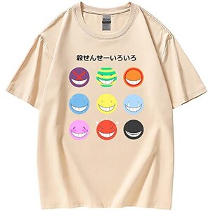 nicamaikoo Japan Cartoon Assassination Classroom Maglietta O-Collo ...