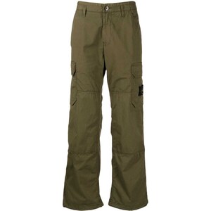 Stone Island Cargo con applicazione Compass - Verde - Stileo.it