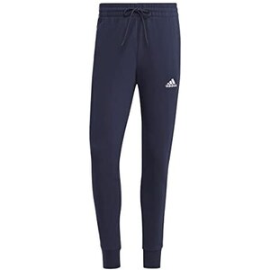 adidas Essentials French Terry Tapered Cuff 3-Stripes Pantalone, Legend ...