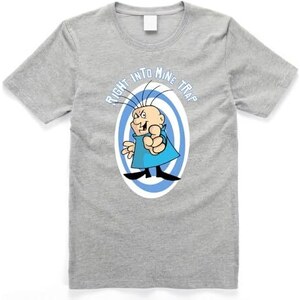 Lesley Batfink - Hugo A Go-Go Iconic Cartoon Inspired T Shirt Grey ...