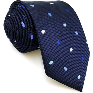 S&W SHLAX&WING Cravatte per uomo cravatta blu Marina Militare set ...