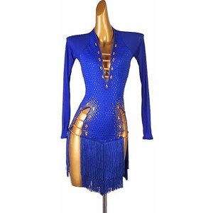 ZYDSN Abiti da Ballo Latino Vuoti Abito da esibizione di Salsa Cha Cha ...