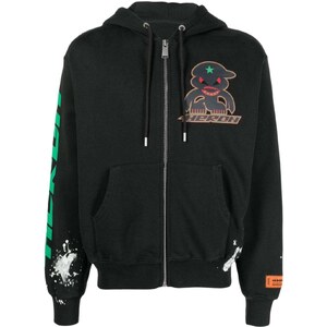 Heron Preston Felpa con cappuccio Monster - Nero - Stileo.it