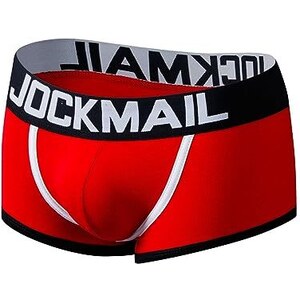 JOCKMAIL Boxer da uomo in cotone intimo Jockstrap Bottomless Mens ...