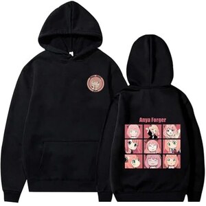 acsewater Spy X Family Anya Forger Hoodie Hip Hop Casual Cute Printing ...