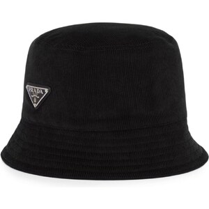 Prada Cappello bucket con logo - Nero - Stileo.it