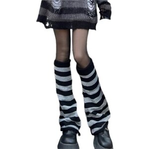 TEEKU Scaldamuscoli giapponesi da donna in maglia kawaii anni '90 a ...