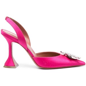 Amina Muaddi Pumps Begum 95mm - Rosa - Stileo.it