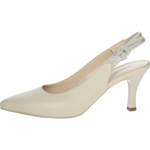 Décolleté Donna Nero Giardini E218341DE pelle bovina Beige - - Stileo.it