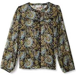 Naf Naf Lemeridien C1 Camicia, Meridien Blu Marino, 40 Donna - Stileo.it