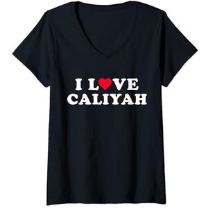 I Love Caliyah Shirt For Girlfriend Boyfriend Amo la fidanzata abbinata ...