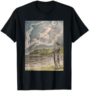RelaxArtWorld La luna errante di William Blake Maglietta - Stileo.it