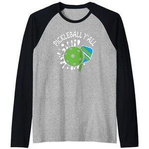 PICKLEBALL Y'ALL Funny Paddle Ball Pickle Meme PICKLEBALL Y'ALL - Meme ...