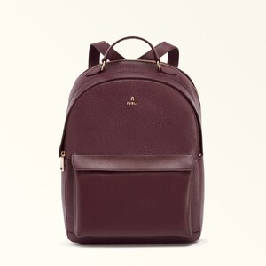 Furla Favola Zaino Chianti Viola Pelle Di Vitello Granata + Pelle ...