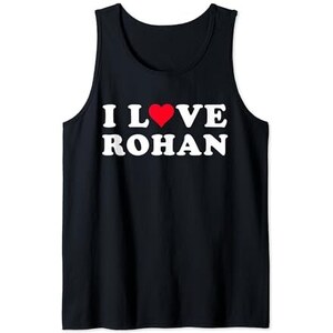 I Love Rohan Shirt For Girlfriend Boyfriend Amo Rohan Matching ...