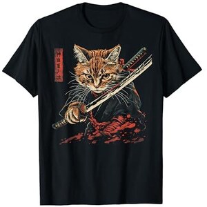 Japanese Anime Stuff Samurai Cat Ninja Kawaii Gatto Carino Anime ...