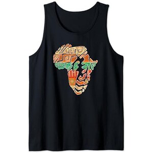 Afro Pride Merch Africa Mappa Gye Nyame con modello africano, storia ...