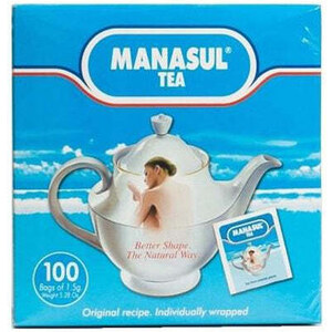 Manasul Tea Sachets Infusion 100 Sachets - Stileo.it