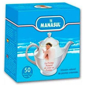 Manasul Tea Sachets Infusion 50 Sachets - Stileo.it