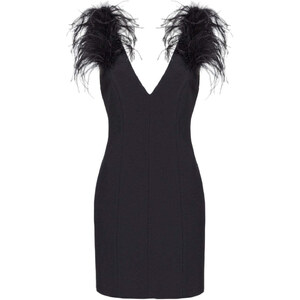 Pinko Mini abito Pica con piume - Stileo.it