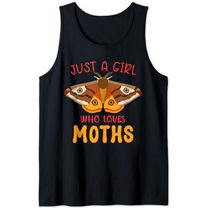 Moth lover Women and Girls Insect Outfits Just A Girl Who Loves Moths ...